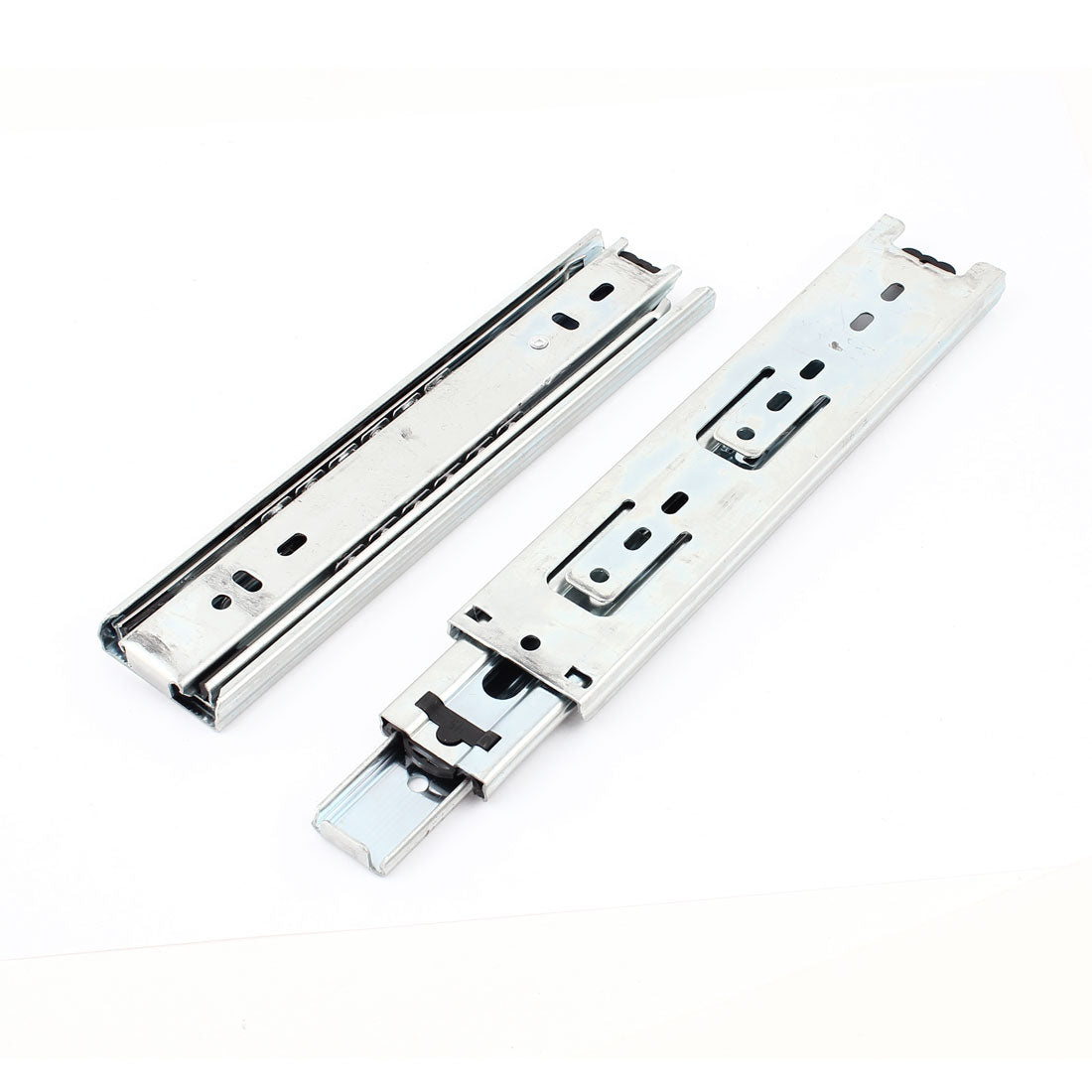 Uxcell 2 Pcs Closet Drawer Full Extend Ball Bearing Telescopic Slides ...
