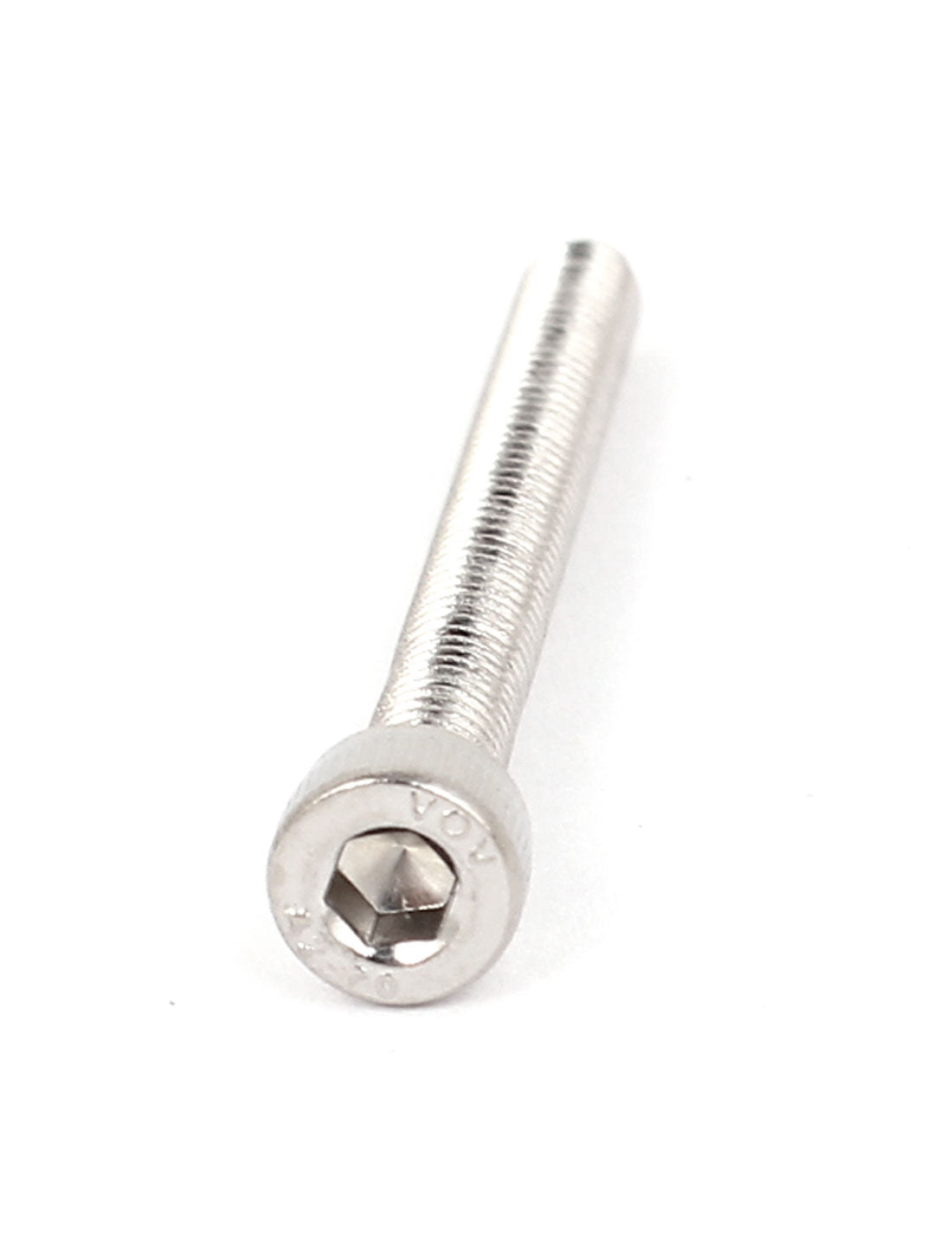 Uxcell M4x40mm 0.7mm Pitch Stainless Steel Bolts Socket Cap Head Hex ...