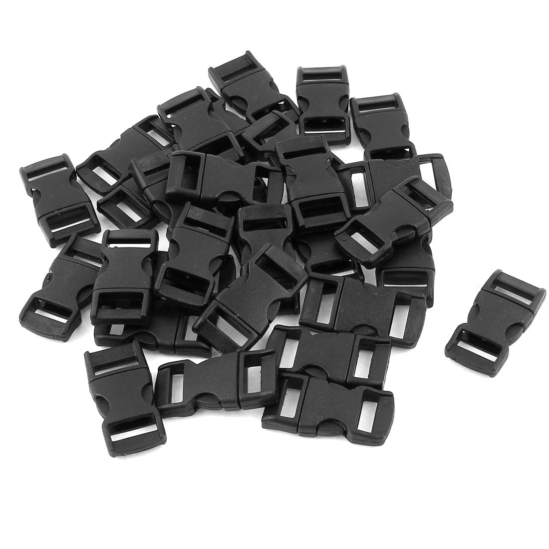 Uxcell 30 Pcs 10mm Webbing Straps Plastic Clasp Side Quick Release ...