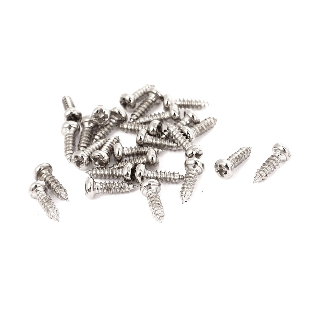 Uxcell 30 Pcs 0.8mm Pitch Phillips Pan Self Tapping Drilling Screws ...