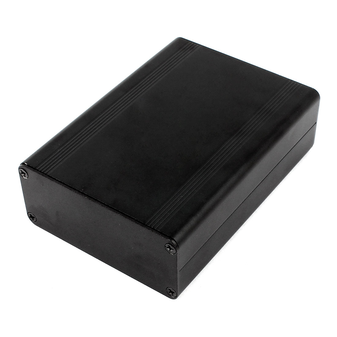 Uxcell Black Aluminum Project Box DIY Electronic Enclosure Case ...