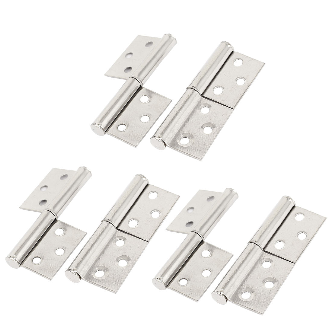 Uxcell 6 Pcs 61mm Long 360 Degree Rotating Cupboard Door Flag Hinges ...