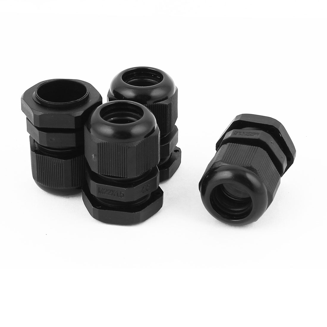 Uxcell 4 Pcs M22 Strain Cord Grip Cable Gland Locknut M22x1.5 | Harfington