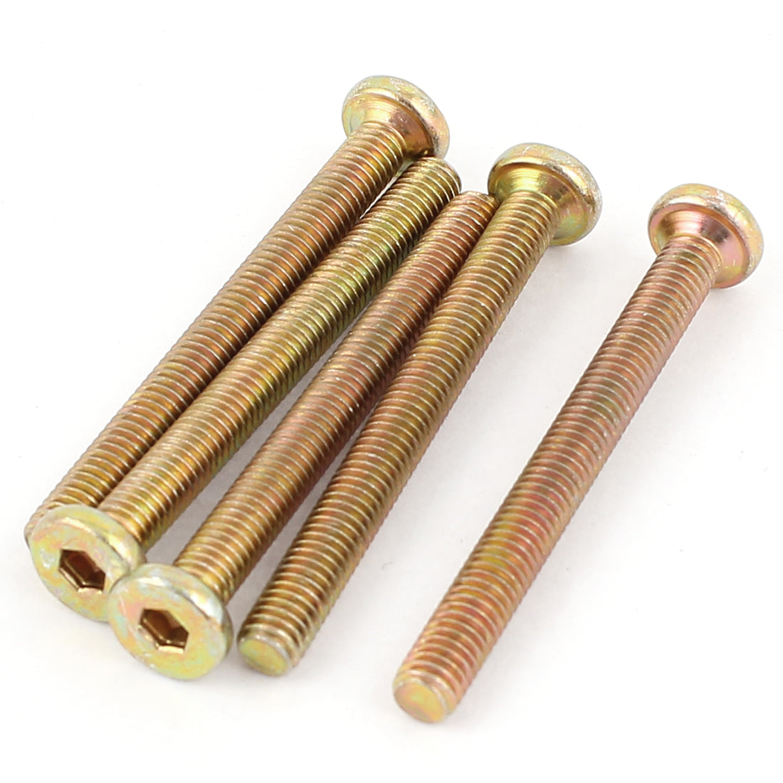 Uxcell M6 x 60mm Threaded Hex Hexagon Socket Head Cap Screws Bolts 5 ...