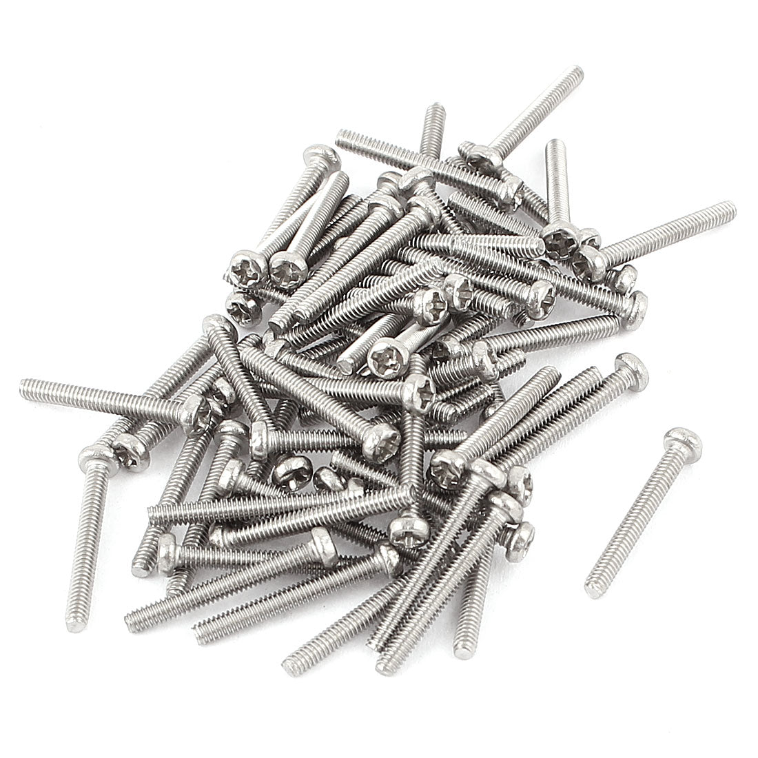 Uxcell M2 x 16mm 304 Stainless Steel Crosshead Phillips Round Head ...