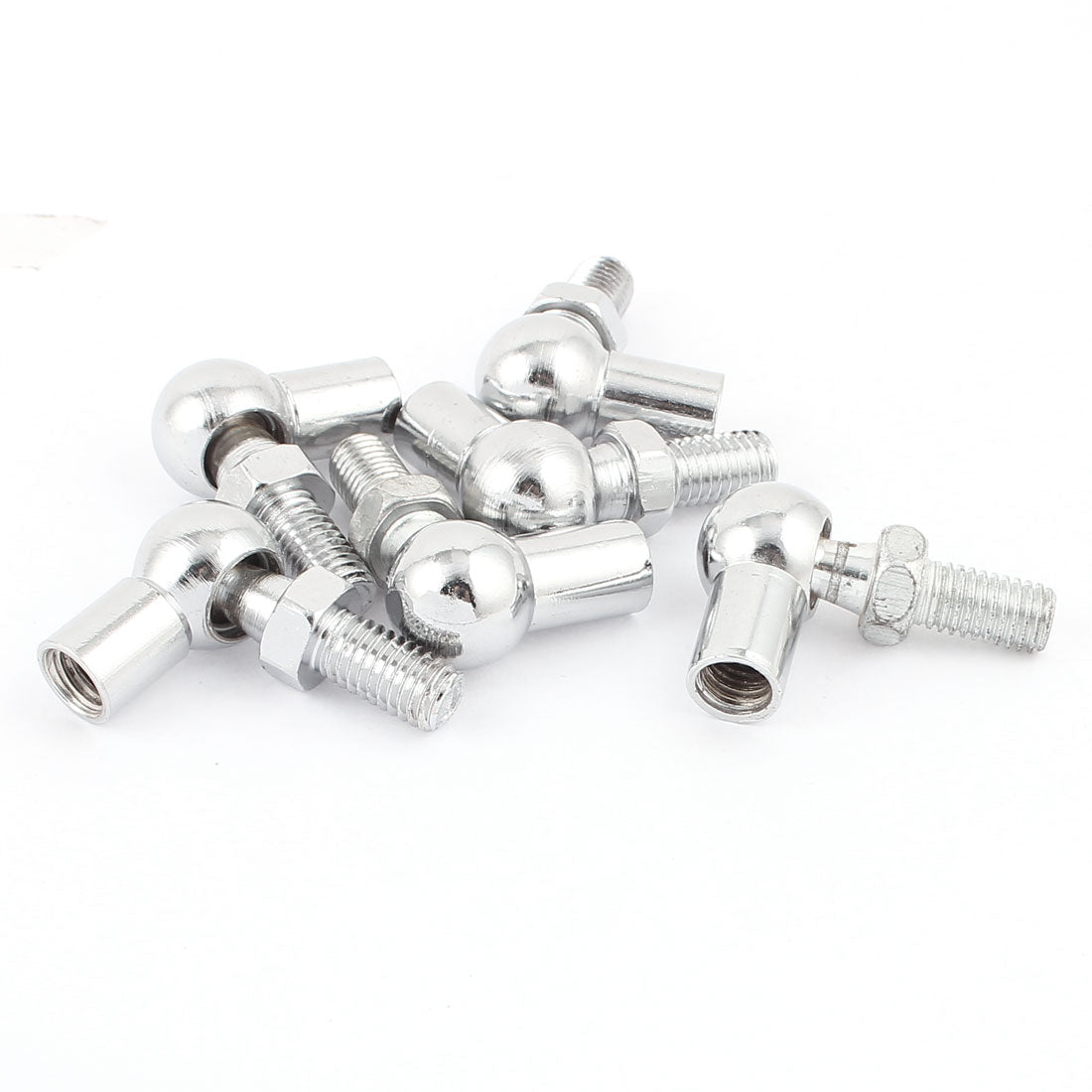 Uxcell 6Pcs M8 Thread L Shaped Rod End Bearing Gas Spring Ball Joint ...