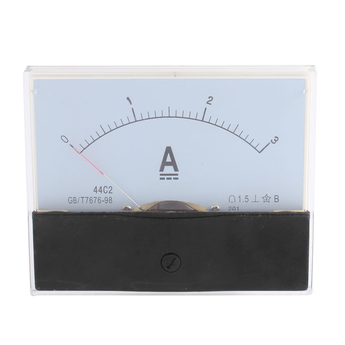 Uxcell 44C2 DC 0-3A Class 1.5 Accuracy Rectangle Vertical Current ...