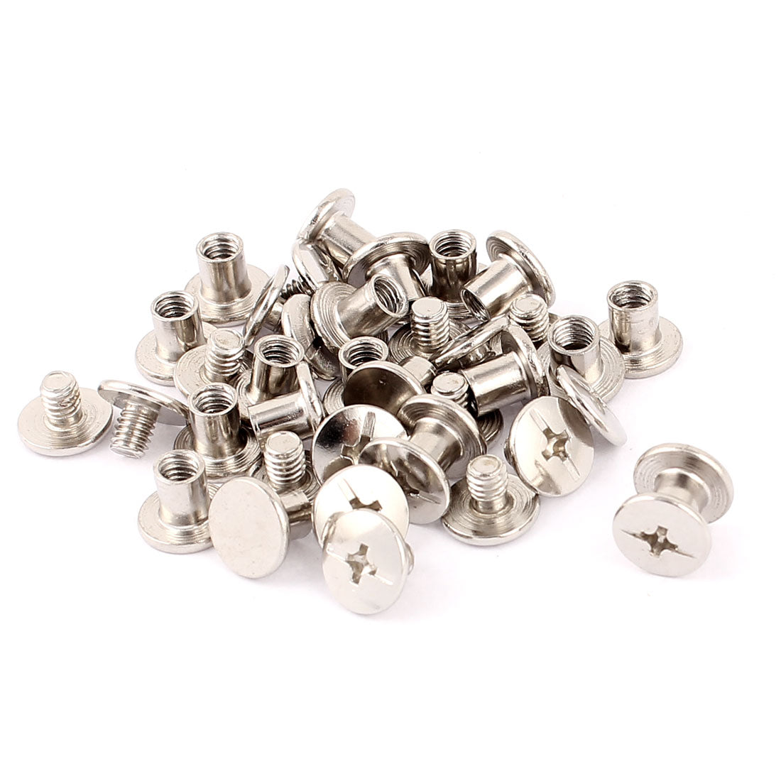 Uxcell 6mm Scrapbooking Posts Interscrews Binding Screws 19pcs | Harfington