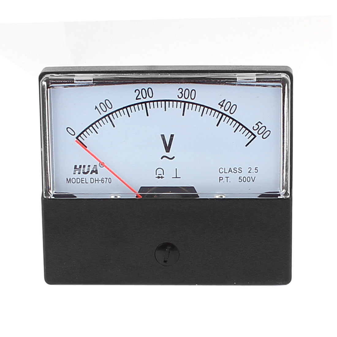 Uxcell DH-670 AC 0-500V Analog Volt Voltage Needle Panel Meter ...
