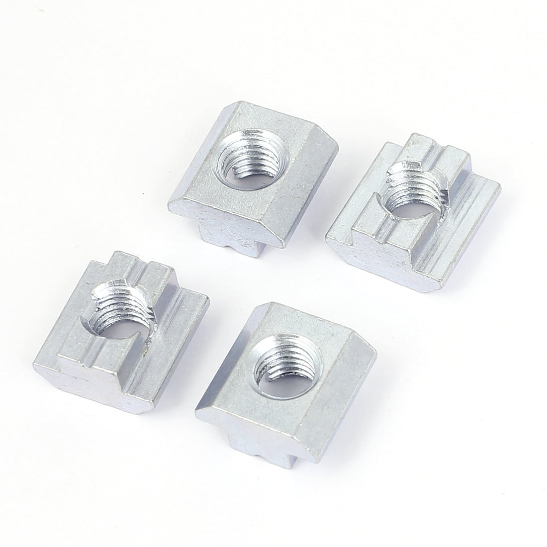 Uxcell M10 45 Series Metal T-slot Nut Sliding Block Slot Nuts Silver ...