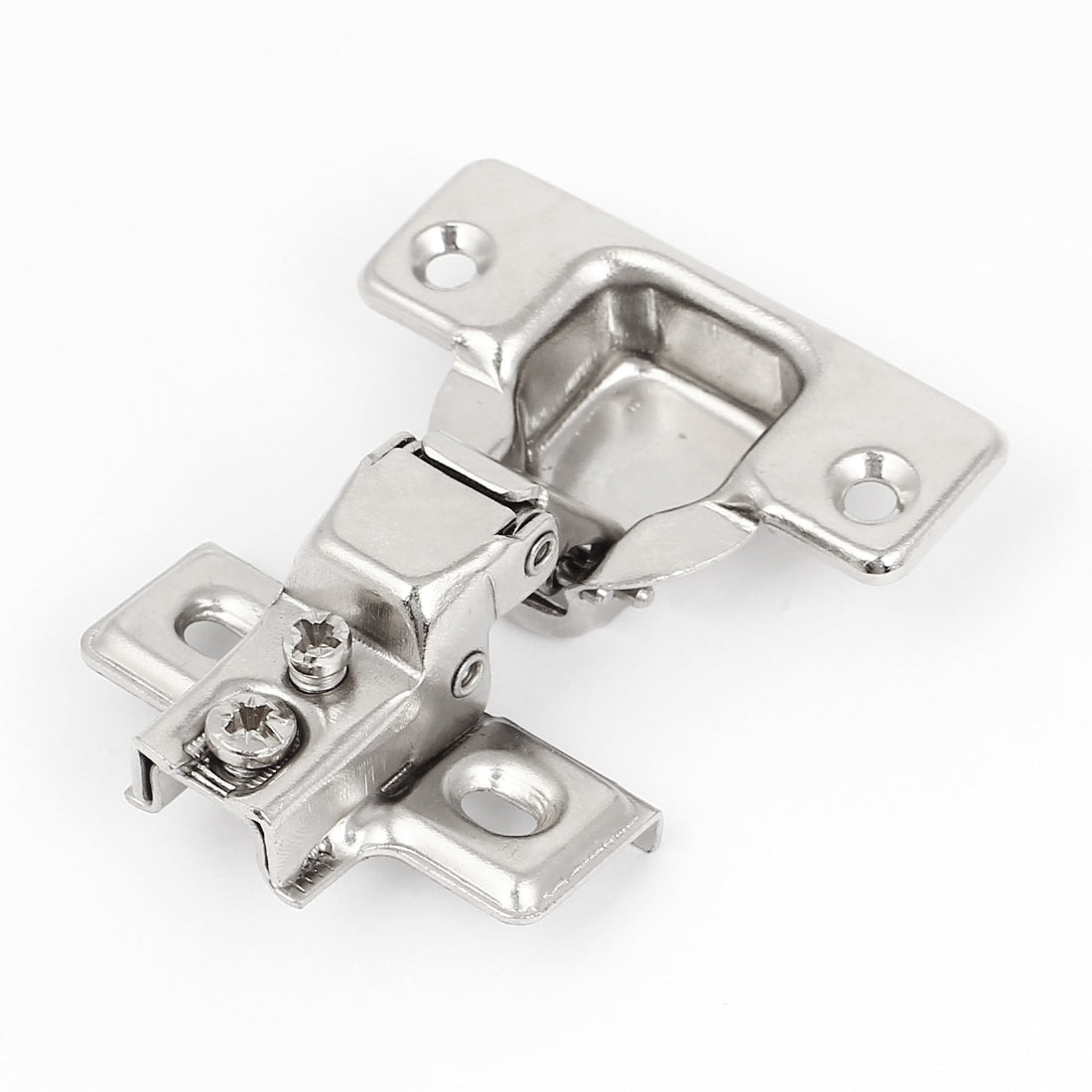 Uxcell Cabinet Hydraulic Soft Close Half Overlay Concealed Inset Hinge ...