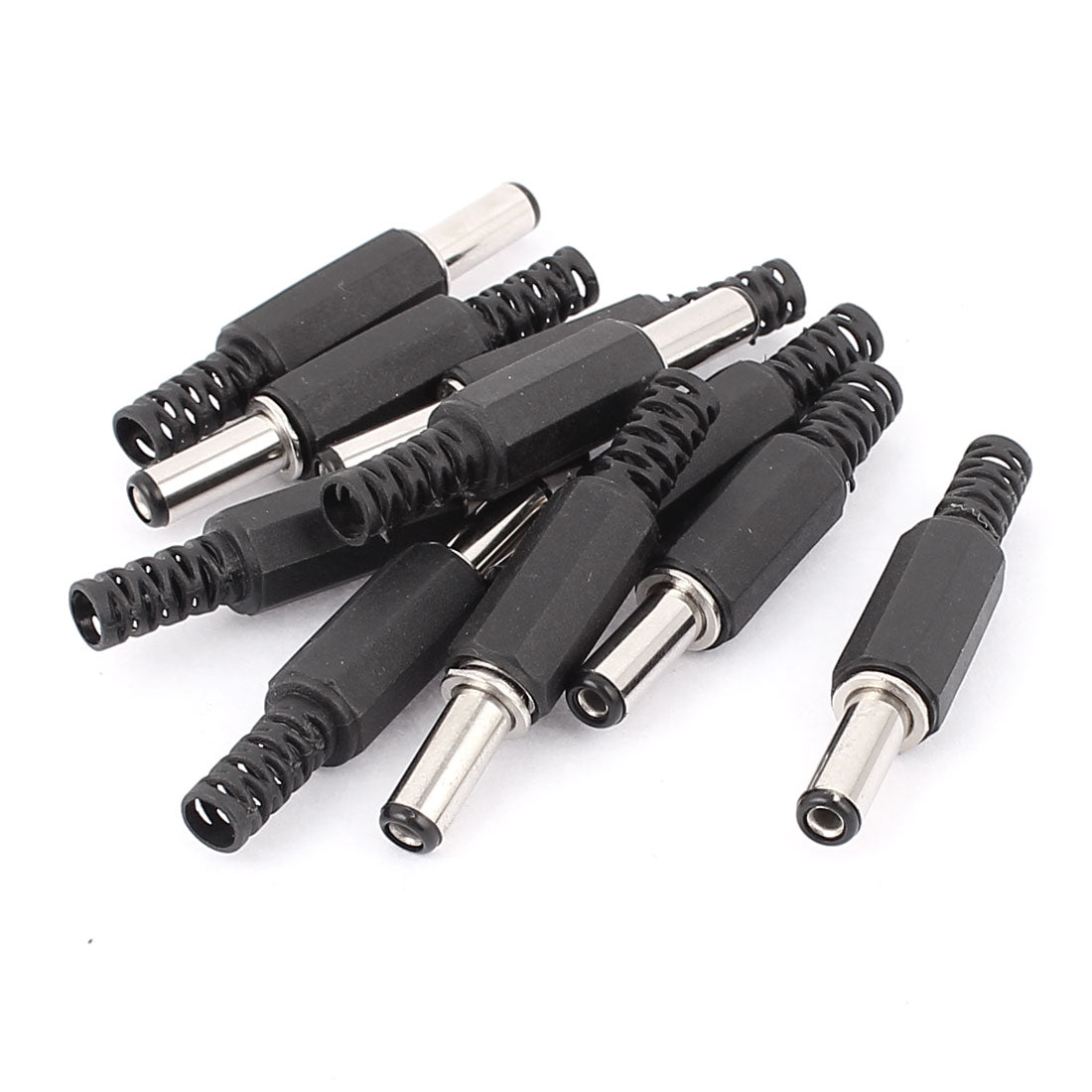 Uxcell 10Pcs 5.5x2.1mm Male Solder DC Power Tip Jack Connector | Harfington