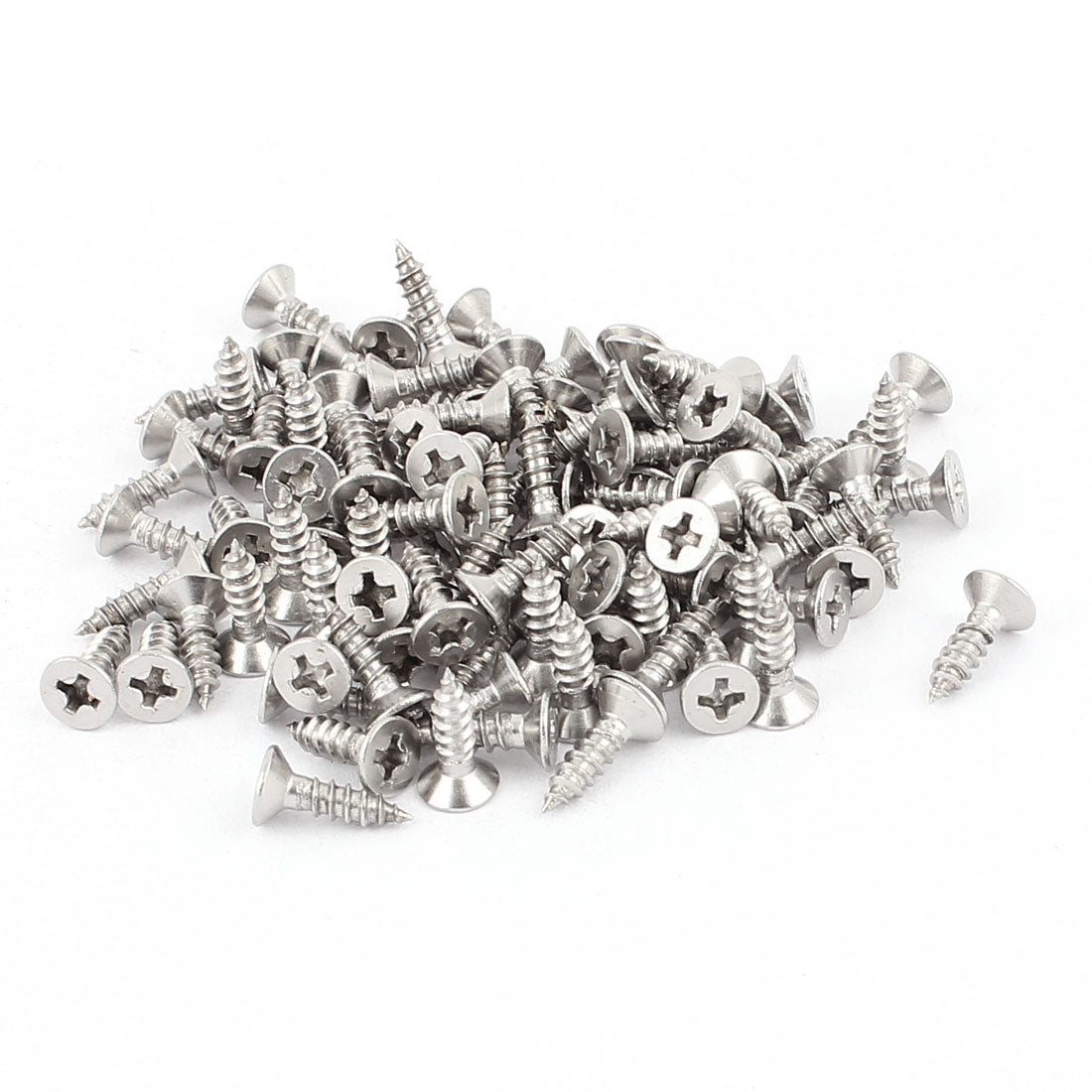 Uxcell 3.5mm x 13mm Stainless Steel Countersunk Cross Head Self Tapping ...
