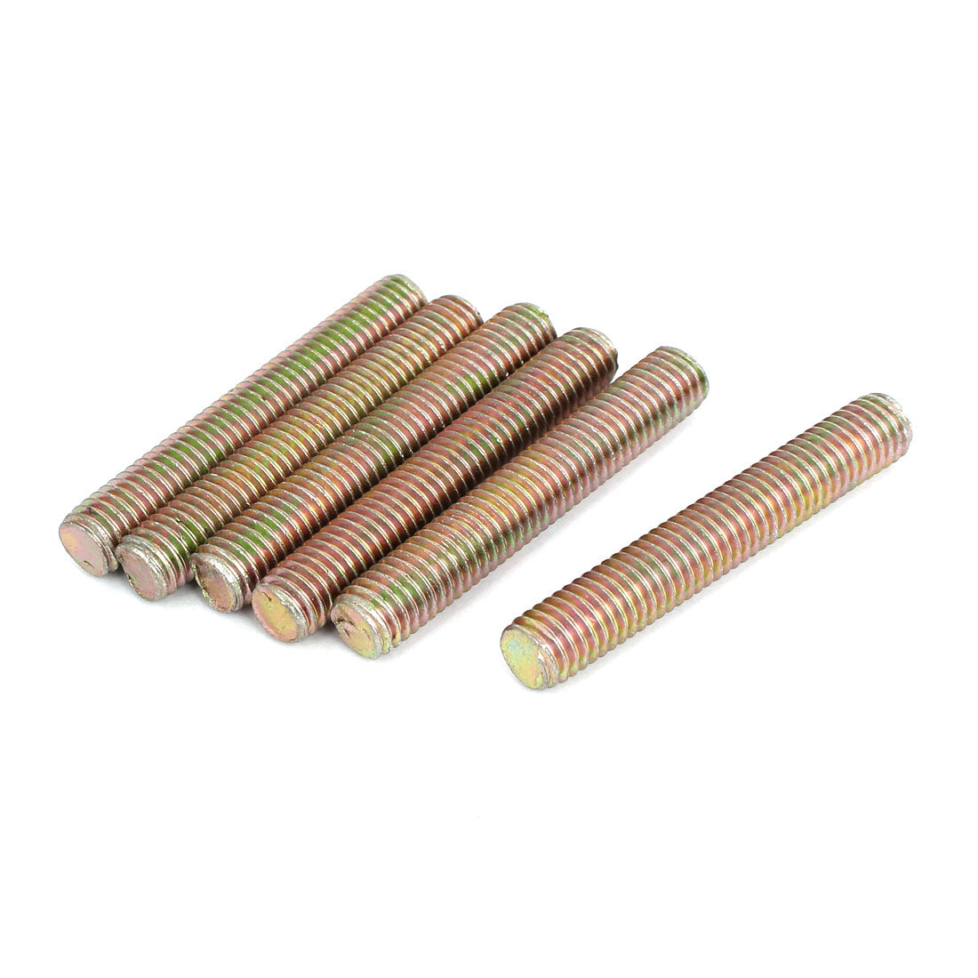 Uxcell 1.25mm Pitch M8 x 50mm Male Threaded All Thread Rod Bar Stud ...