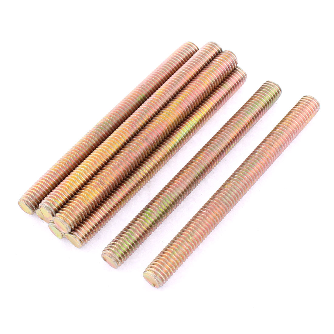 Uxcell 8Pcs M8 x 90mm Male Full Thread Dual Head Threaded Rod Bar Screw ...