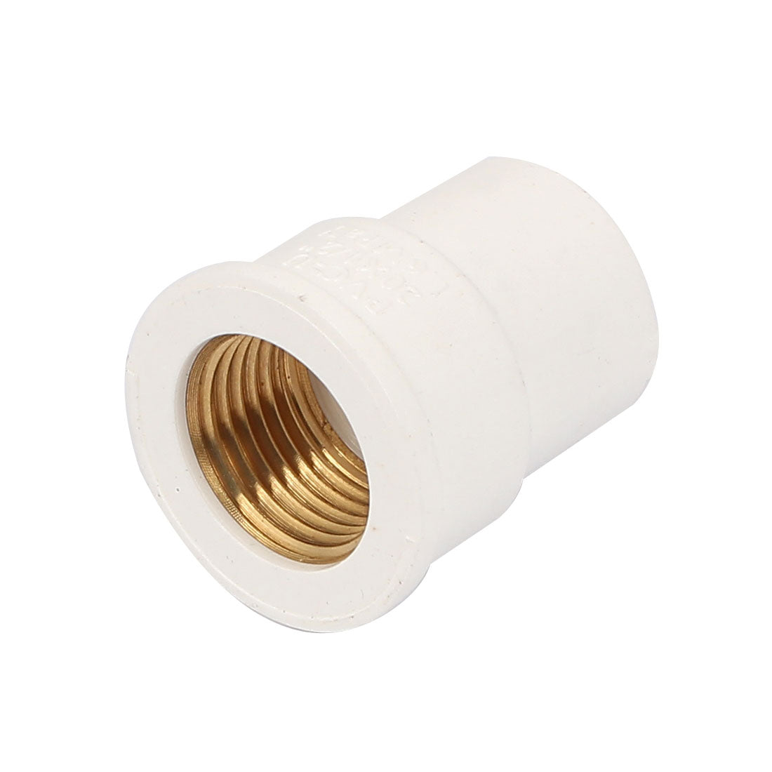 Uxcell 1/2BSP Female Thread PVC Straight Pipe Fitting Coupling Adapter ...