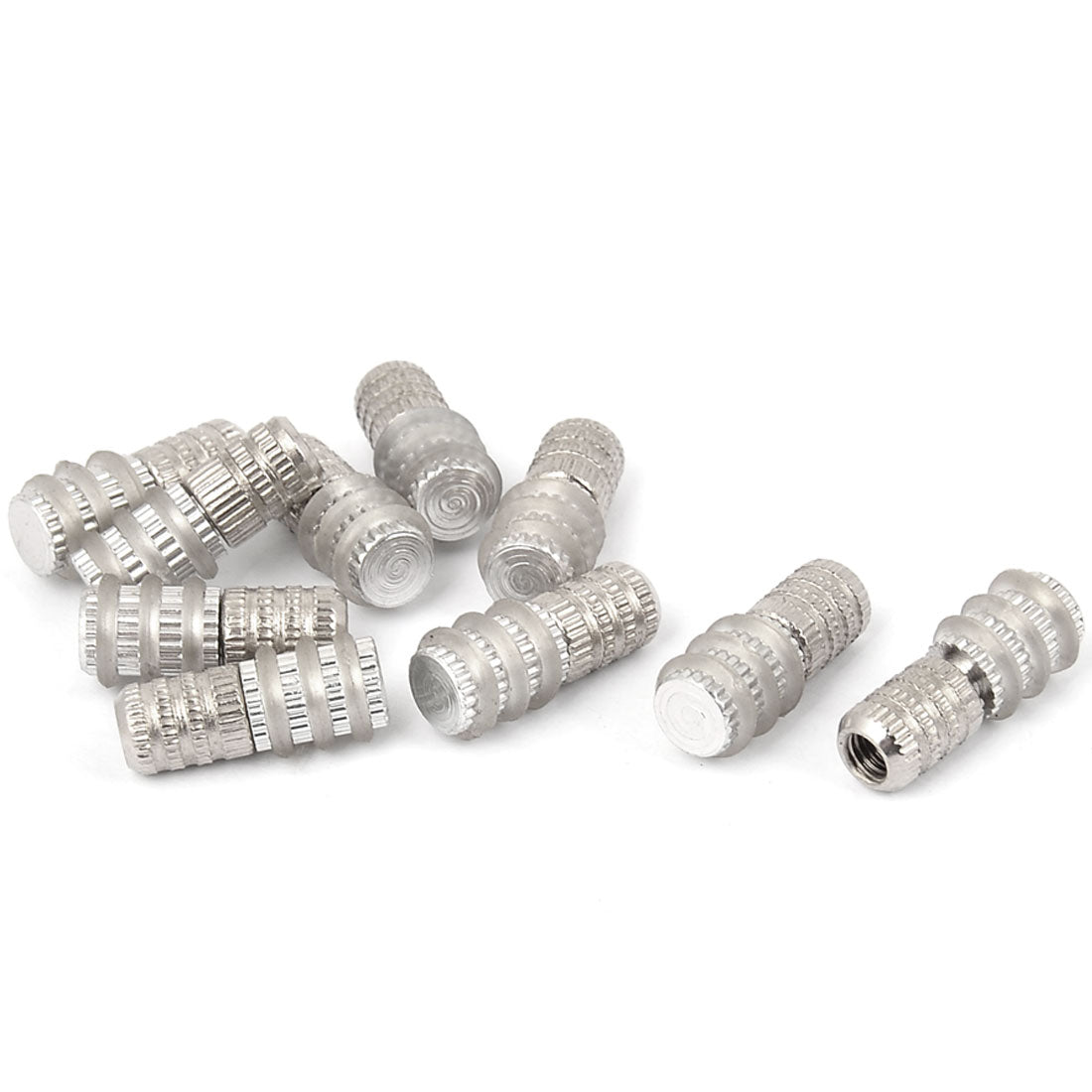 Uxcell Rubber Coated Metal Holder Shelf Support Pin Stud M5 Screw Dia ...