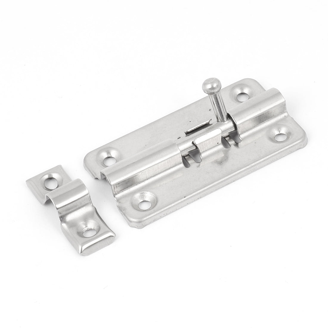 Uxcell 3" Long Metal Safety Guard Latch Slide Lock Door Drawer Barrel ...