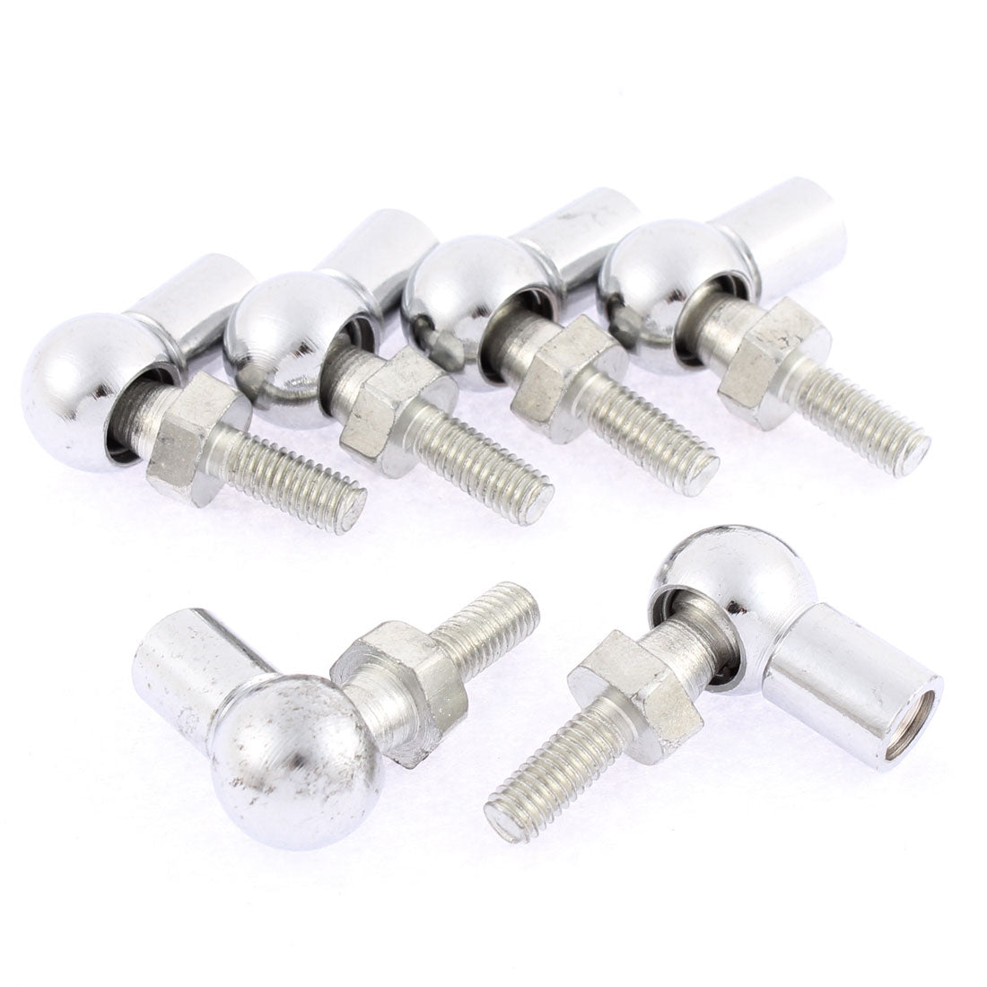 Uxcell 6mm Male 8mm Female Thread L Shape Ball Joint Rod End Bearing ...