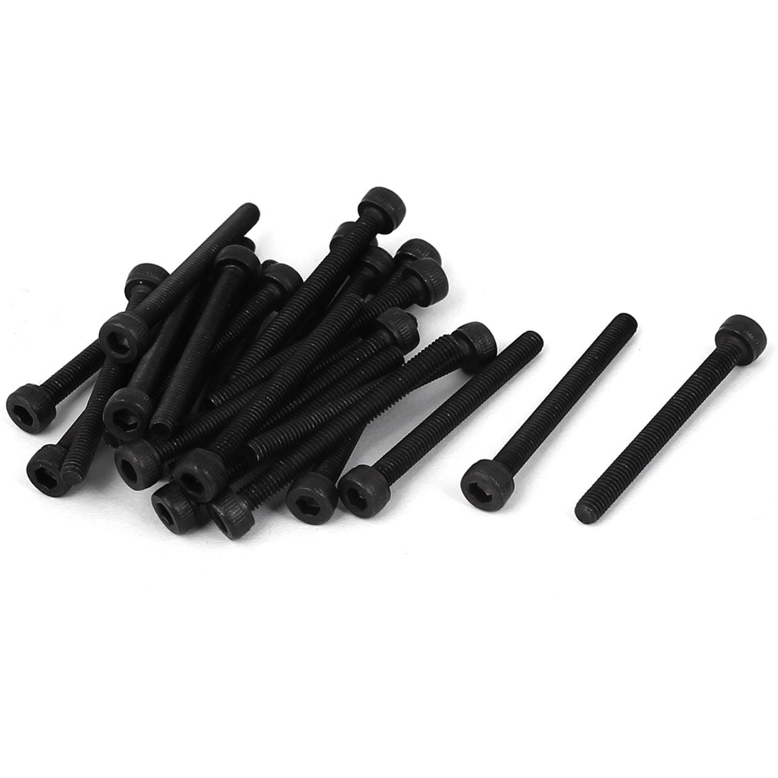 Carbon Steel Full Thread Hex Socket Cap Head Screws Bolts | Harfington