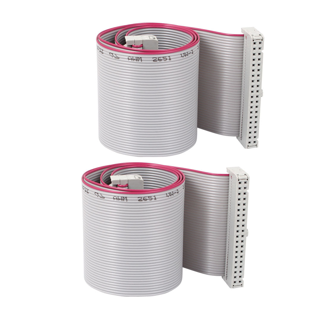 Uxcell 2pcs 2.54mm 40-Pin Female to Female IDE PATA Extension Flat ...