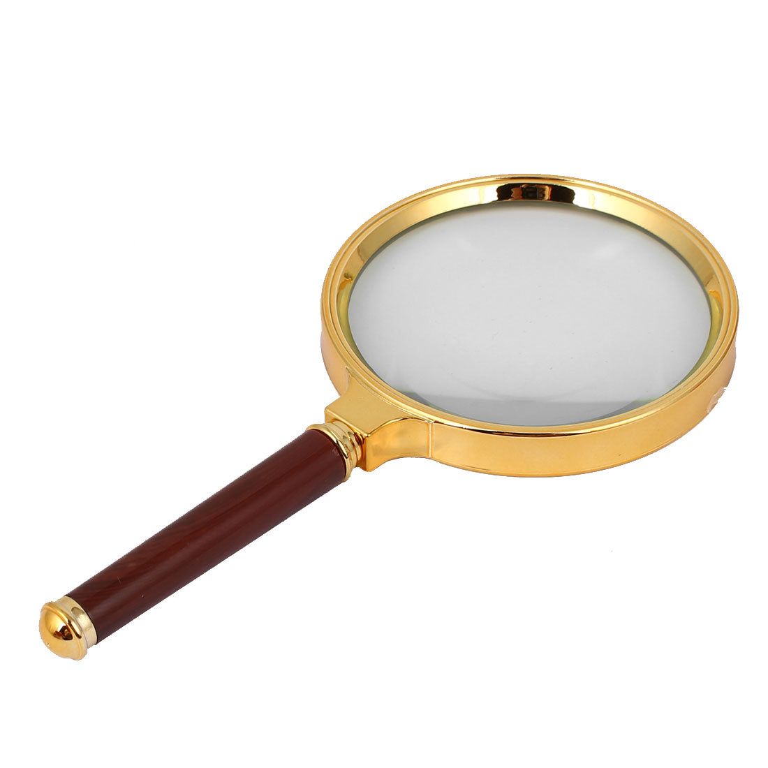 Uxcell Handheld Metal Shell 90mm Dia Lens 10 Times Magnifying Glass ...