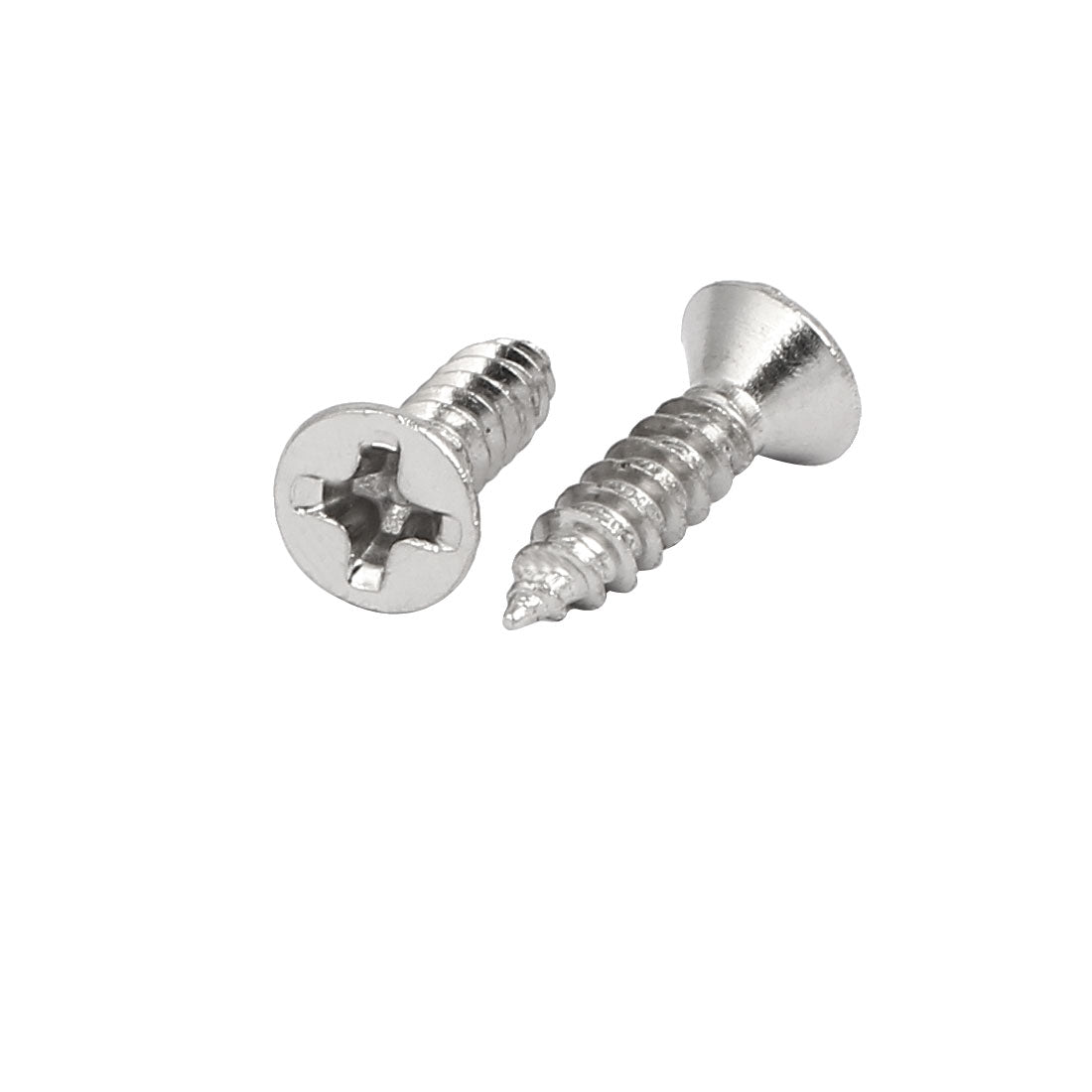 Uxcell M3x12mm Metal Phillips Drive Flat Head Self Tapping Screws ...