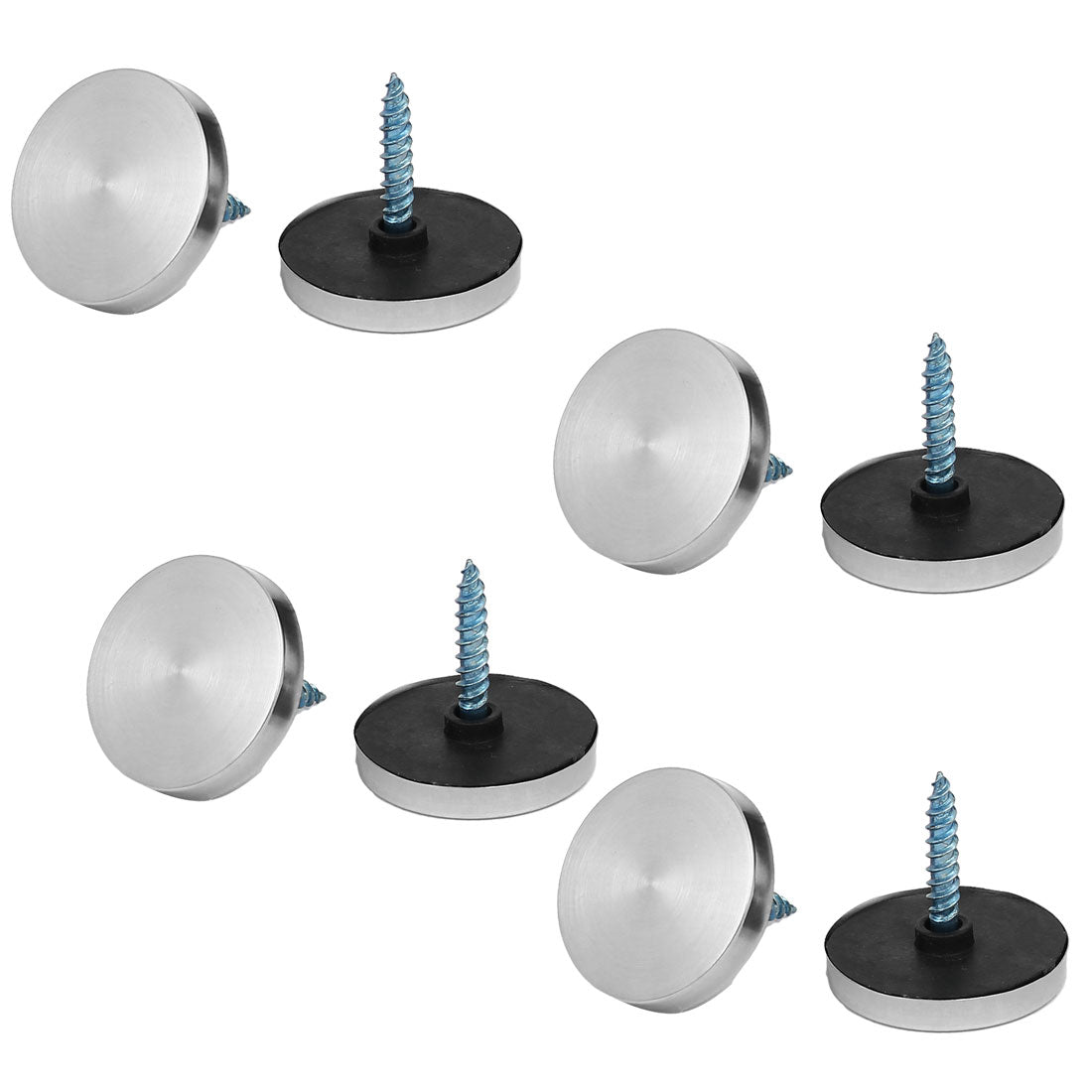 Uxcell Glass Table 304 Stainless Steel Mirror Screws Cap Cover Nails ...