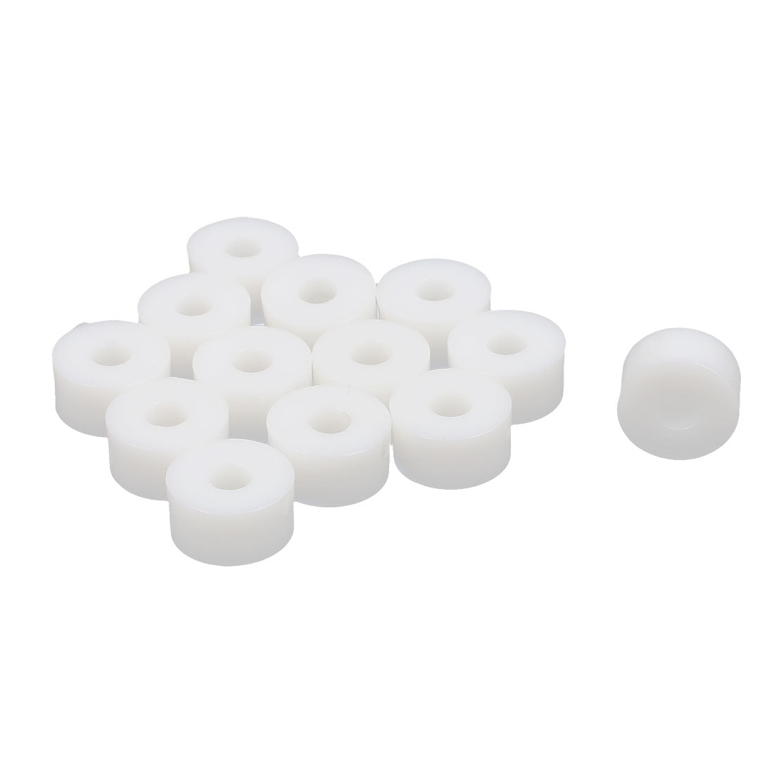 Uxcell Round Plastic Non-threaded Column Standoff Support Spacer Washer ...