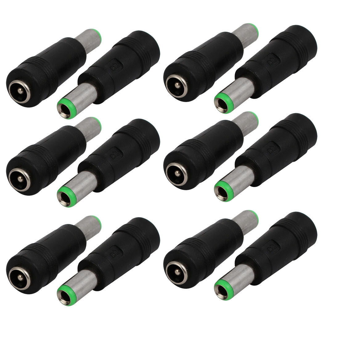 Uxcell Plastic Shell 6.3mm x 3.0mm Male to 5.5mm x 2.5mm Female DC ...