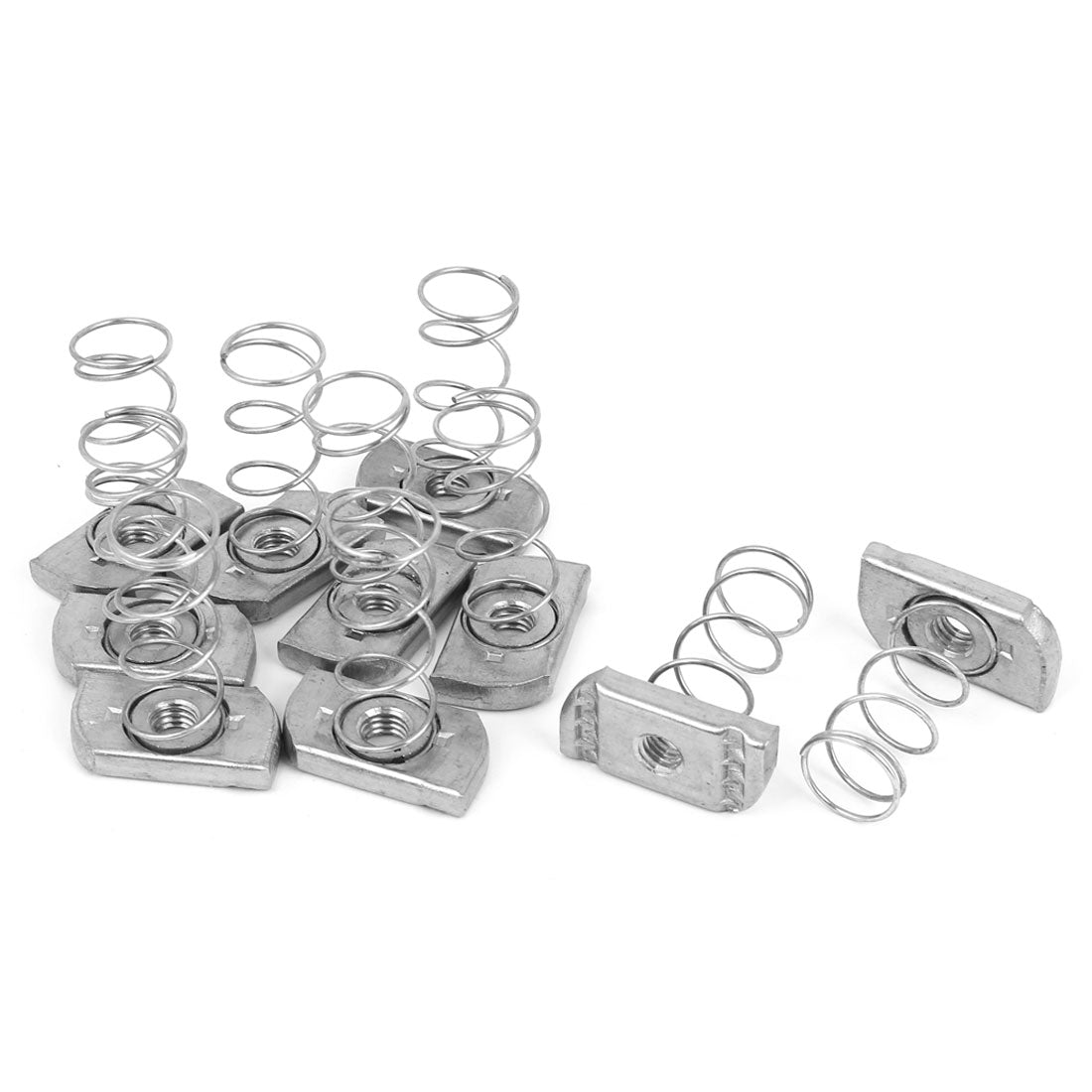 Uxcell 10 Pcs M8 304 Stainless Steel Long Spring Channel Nuts | Harfington