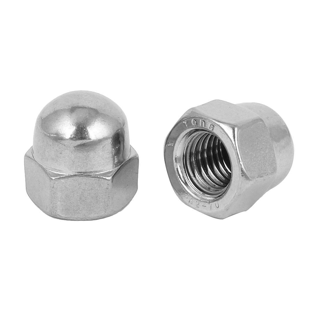 Uxcell M14 Thread Dia 304 Stainless Steel Dome Shape Head Cap Acorn Hex ...