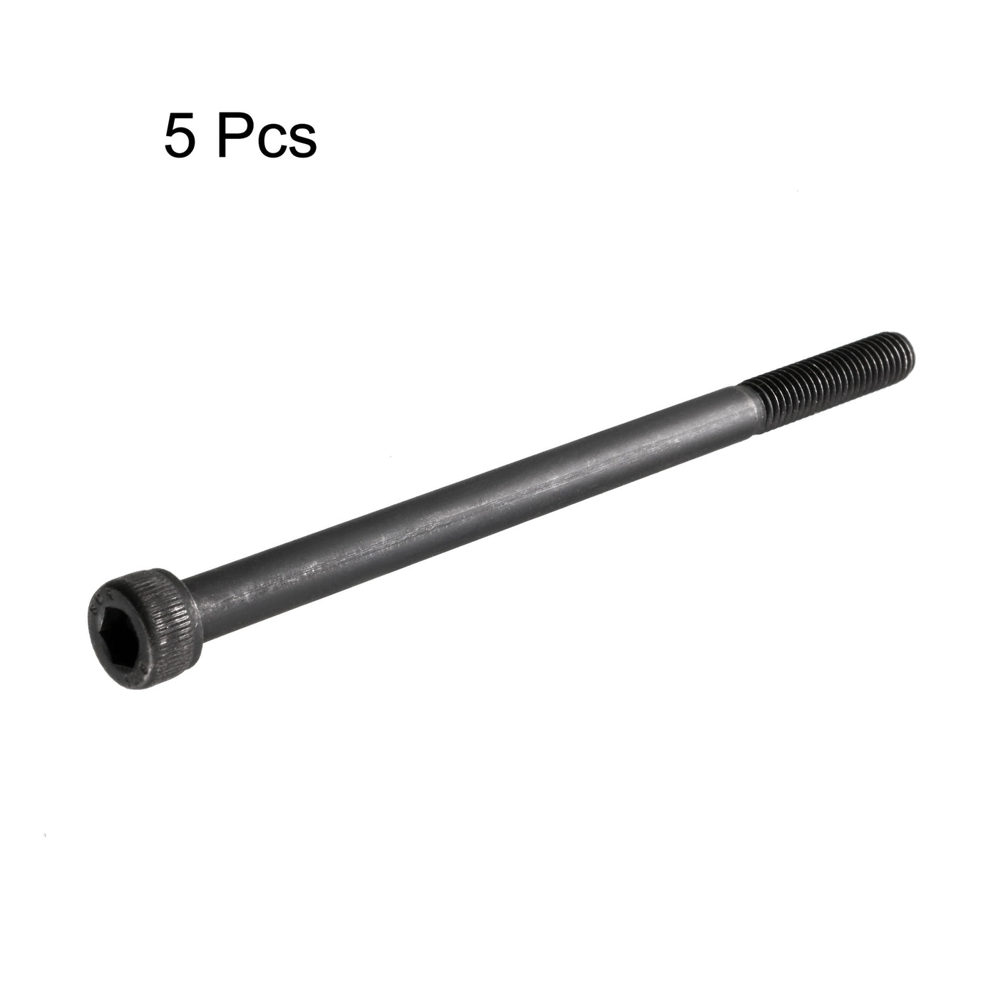 Uxcell M6 x 100mm Alloy Steel 12.9 Grade Hex Socket Head Cap Machine ...