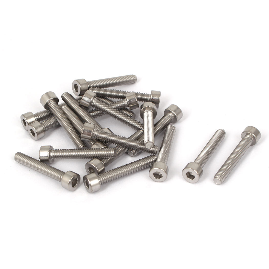 Uxcell 20 Pcs M4x25mm 316 Stainless Steel Metric Hex Socket Head Cap ...