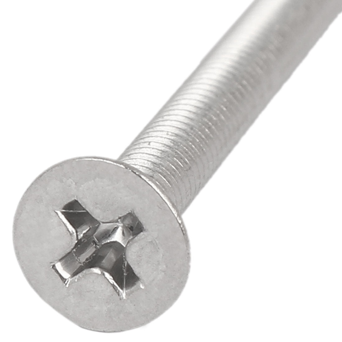 Uxcell 20 Pcs M4x45mm 316 Stainless Steel Flat Head Phillips Machine ...