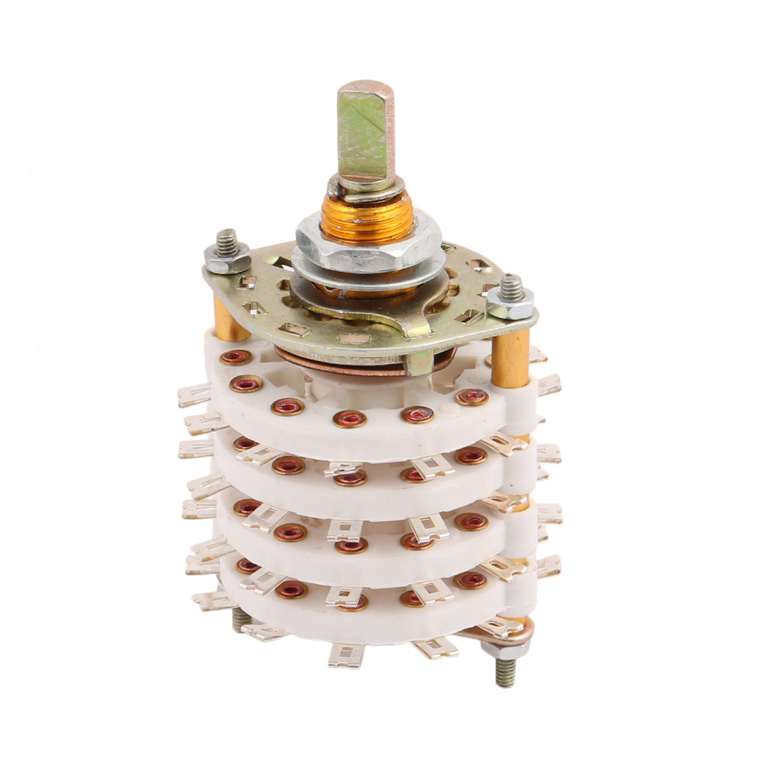 Uxcell 8 Pole 5 Position Four Decks 48 Terminal Band Channel Rotary ...