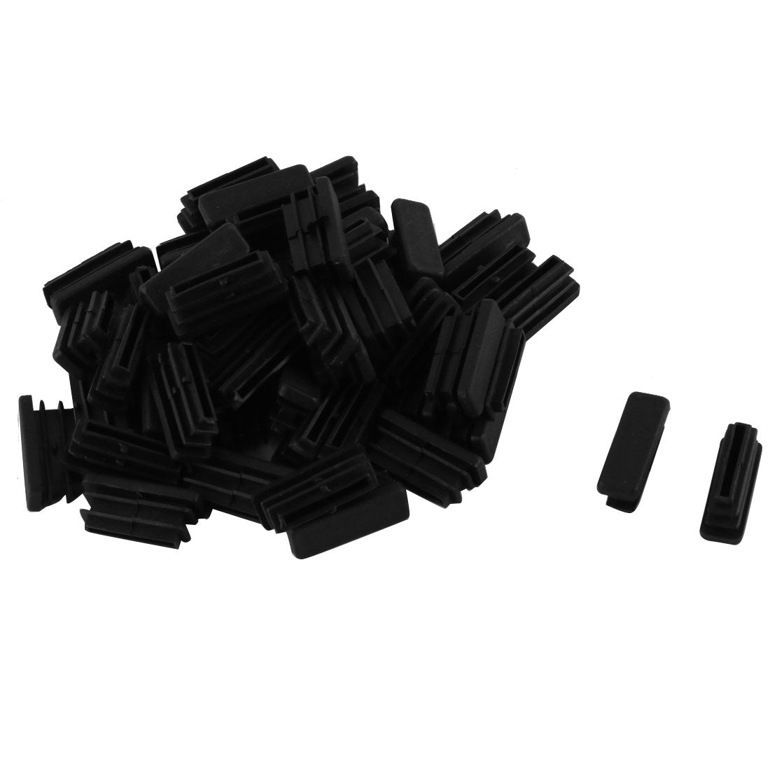Uxcell Household Plastic Rectangular Shaped Table Chair Leg Tube Pipe ...