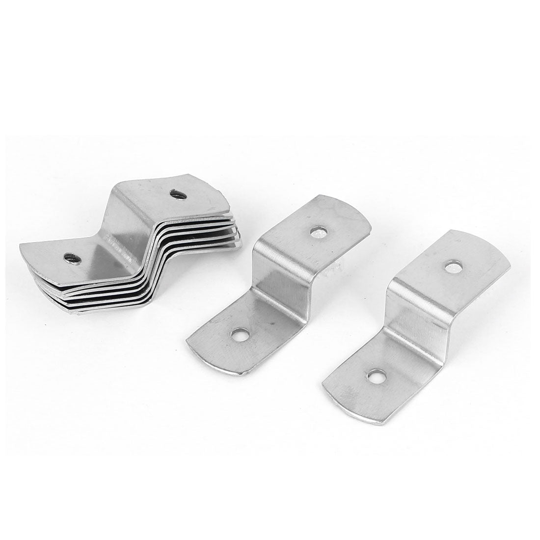 Uxcell 38mm x 13mm x 11mm Metal Z Shape Picture Frame Braces Brackets ...