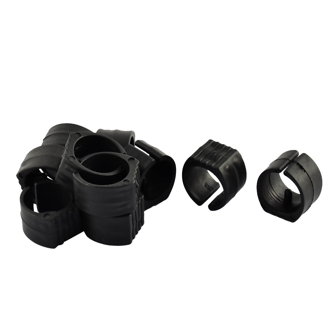 Uxcell 26mm Dia Plastic Chair Pipe Foot Clamps Floor Glides U-Shaped ...