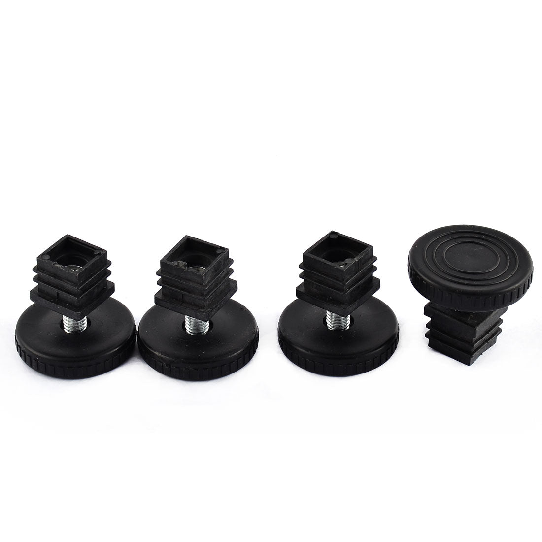 Uxcell 4 Sets Table Desk Adjustable Leveling Foot 19mm x 19mm Square ...