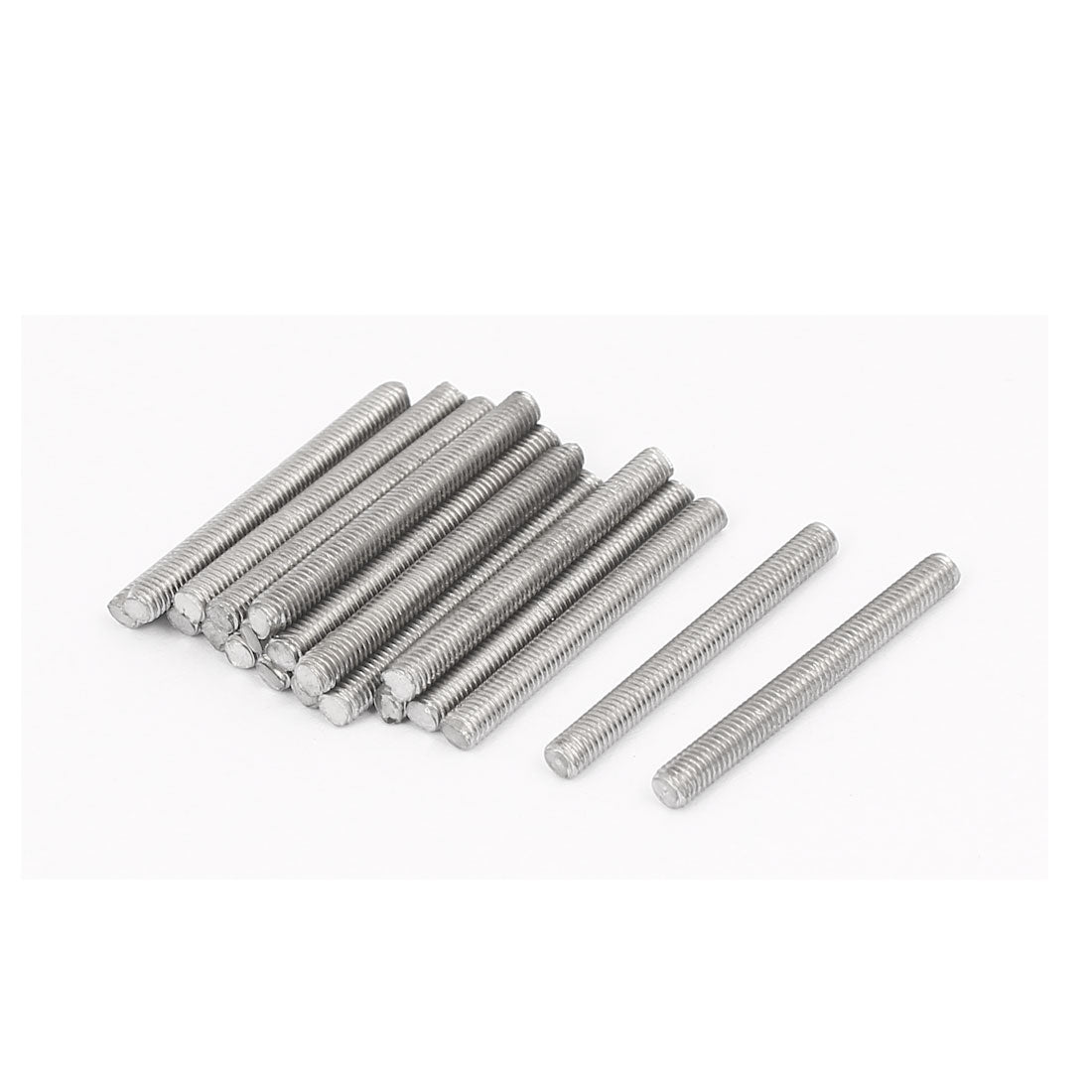 Uxcell 20pcs M3 x 30mm 0.5mm Pitch 304 Stainless Steel Fully Threaded ...