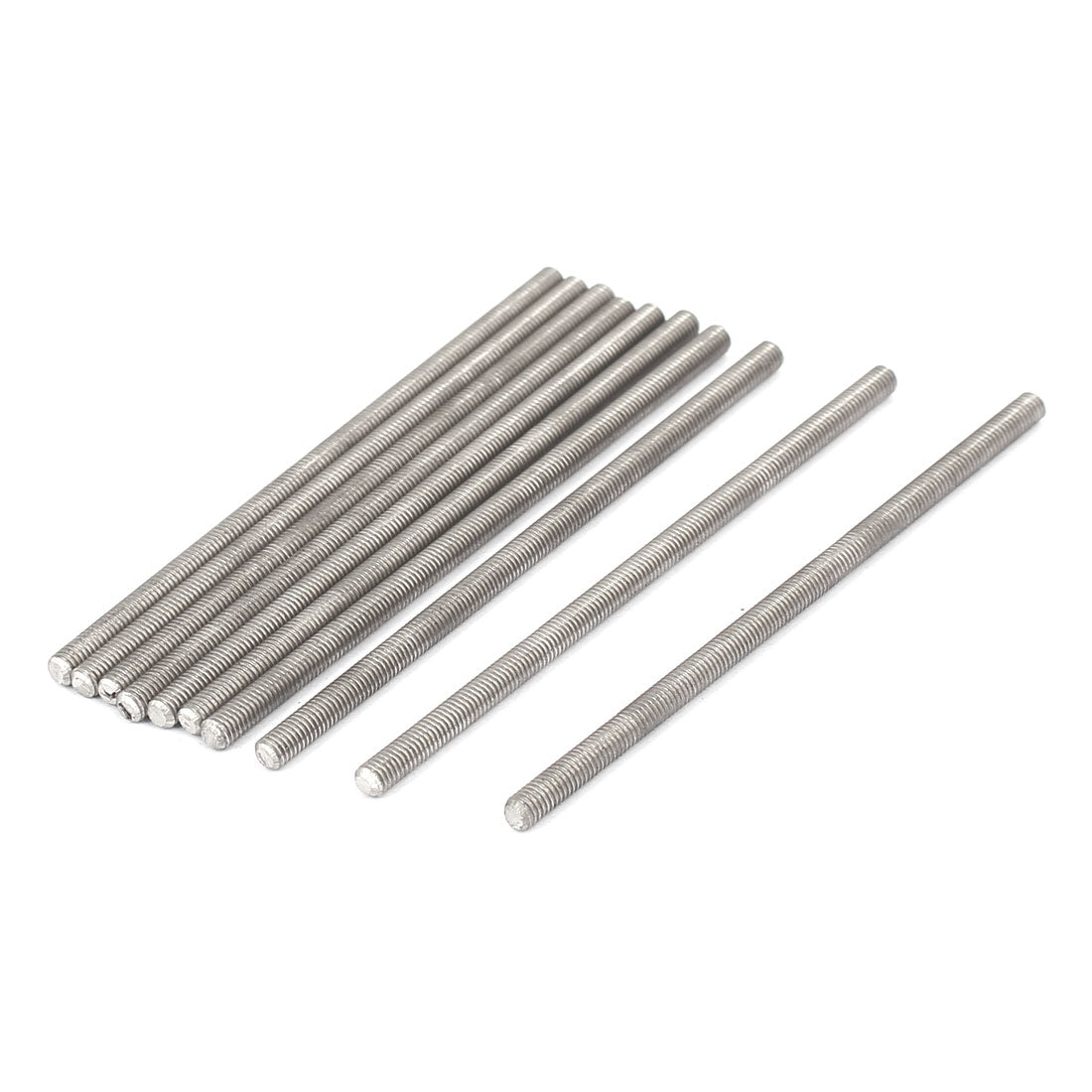 Uxcell M3 x 70mm 0.5mm Pitch 304 Stainless Steel Fully Threaded Rods ...