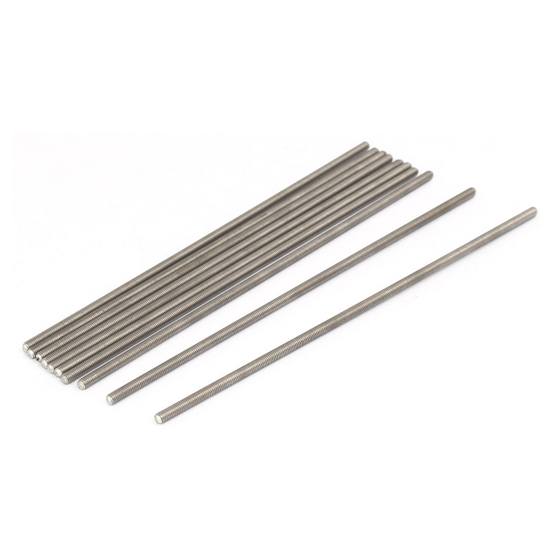 Uxcell M3 x 130mm 0.5mm Pitch 304 Stainless Steel Fully Threaded Rods ...