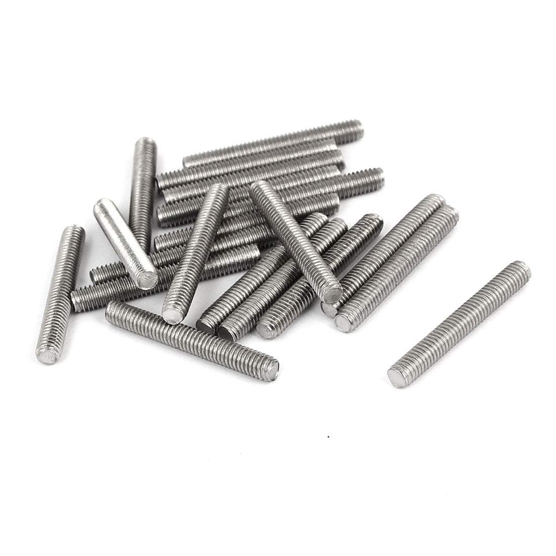 Uxcell M4 x 30mm 304 Stainless Steel Fully Male Threaded Rod Bars ...