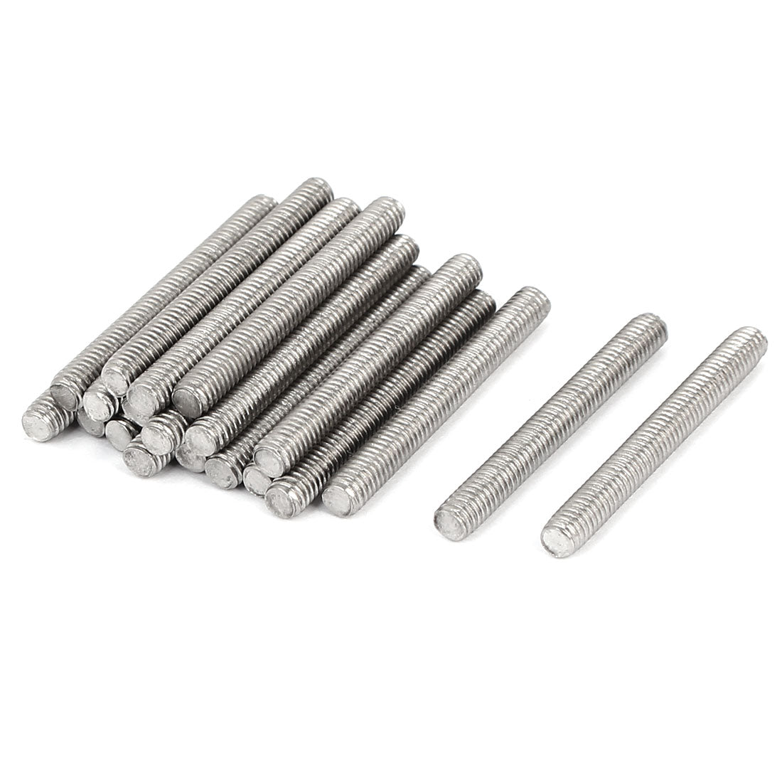 Uxcell M4 x 35mm 0.7mm Pitch 304 Stainless Steel Fully Threaded Rods ...