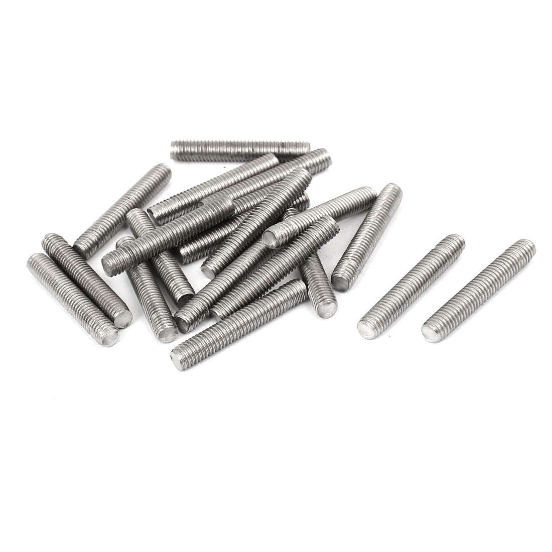 Uxcell M5 x 30mm 304 Stainless Steel Fully Threaded Rod Bar Studs ...