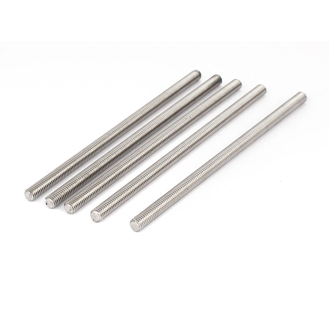 Uxcell M6 x 130mm 304 Stainless Steel Fully Threaded Rod Bar Studs ...