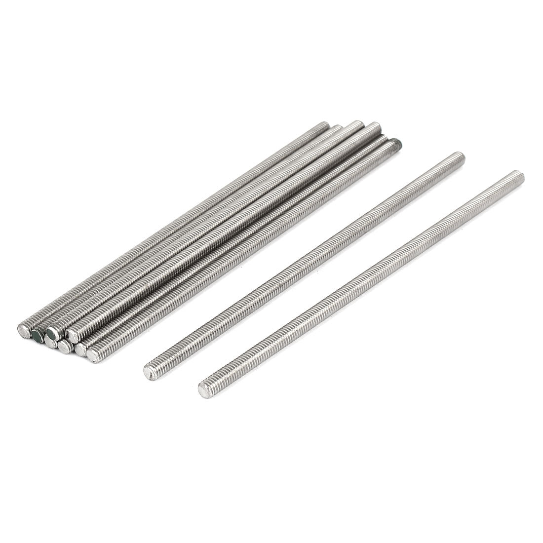 Uxcell 10pcs M6 x 160mm 304 Stainless Steel Fully Threaded Rods ...