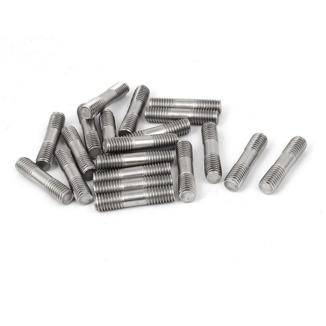 Uxcell M8x35mm 304 Stainless Steel Double End Thread Stud Teeth Rod ...