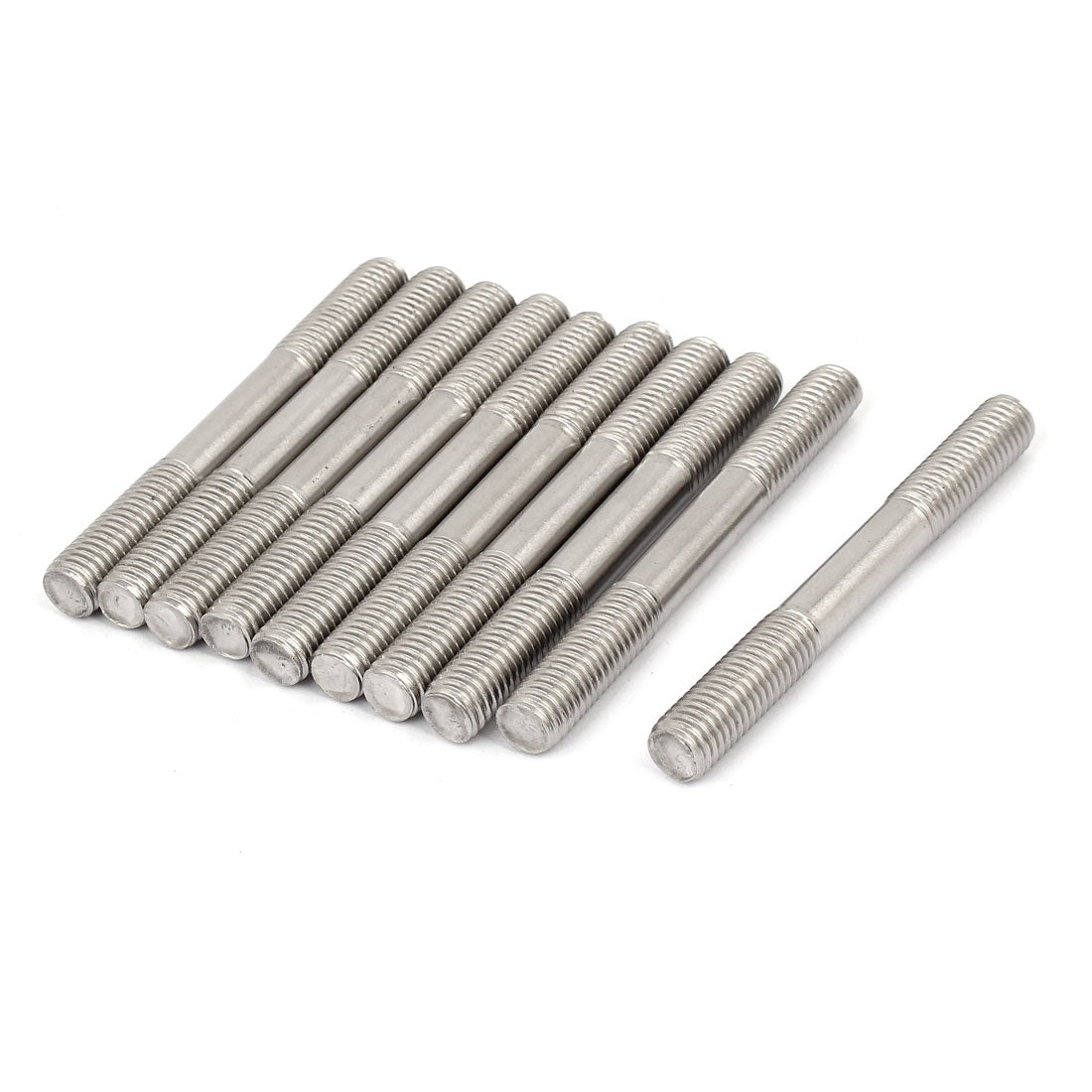 Uxcell 304 Stainless Steel Double End Thread Tight Adjustable Push Rod ...